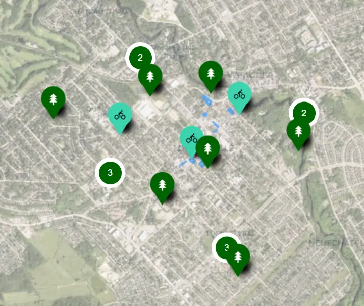 Loretteville - Découvrez la carte interactive de Loretteville